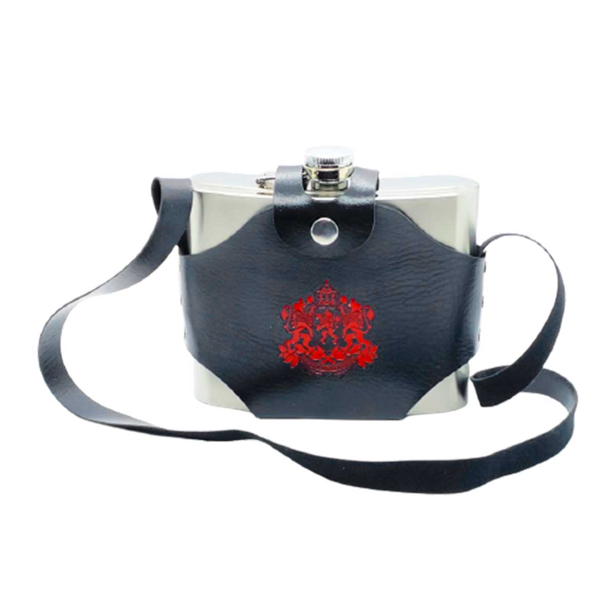 Cantil de inox com capa e alça 900ml Golden Rio