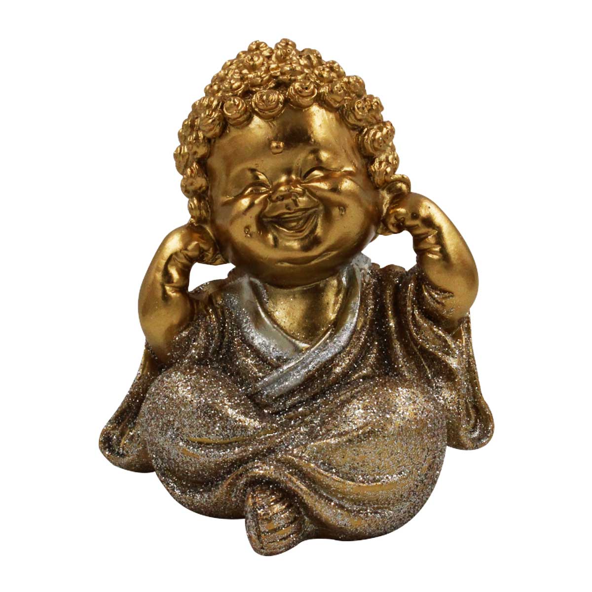 Buda Poses Decorativo 8cm em Resina Youbai