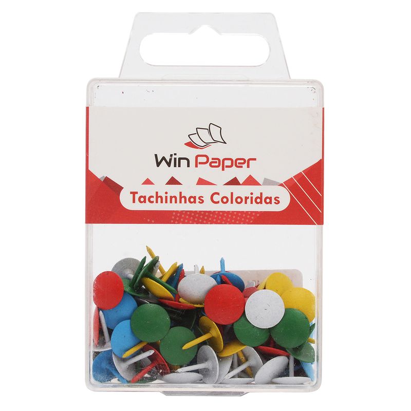 Conjunto de tachinhas coloridas 80 peças Wincy