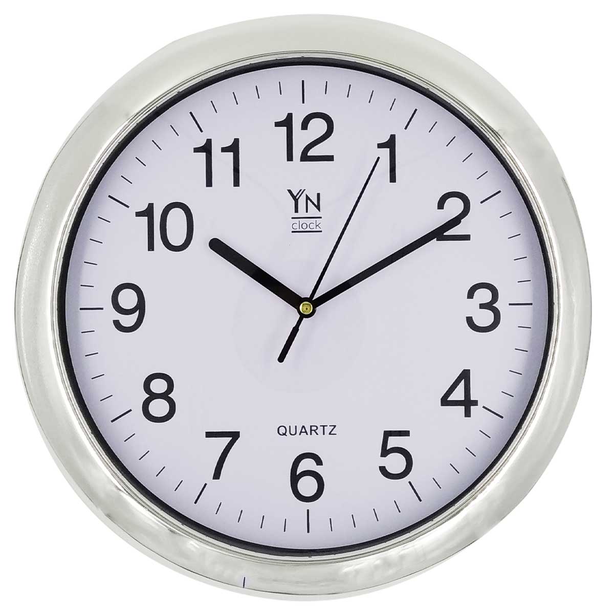 Relógio de Parede Redondo 27cm em Plástico Imporiente