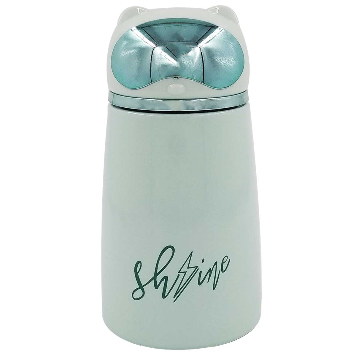 Garrafa Térmica Gato C/ Alça 420ml em Aço Inox Golden Rio