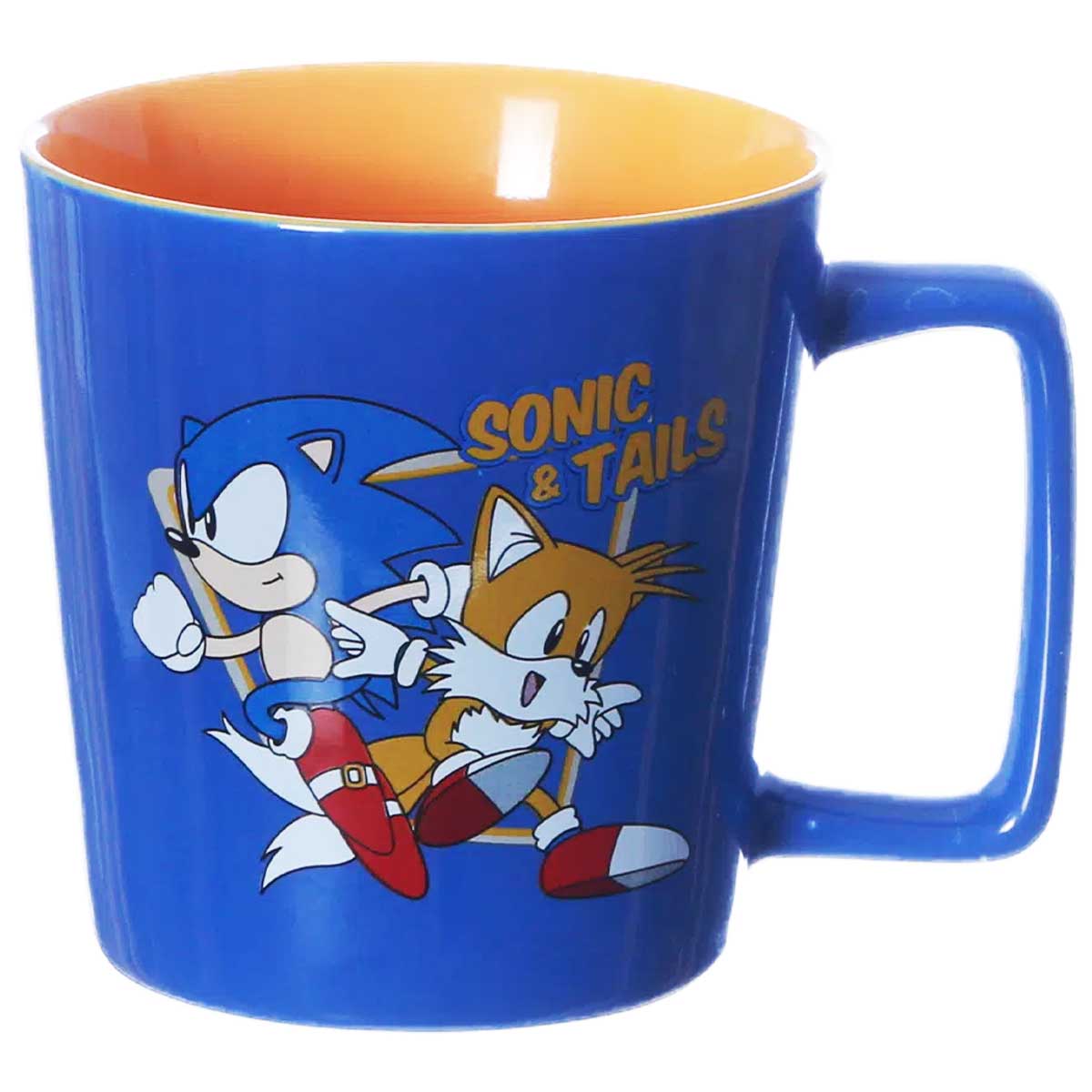 Caneca Buck Sonic e Tails 400ml em Cerâmica Zona Criativa