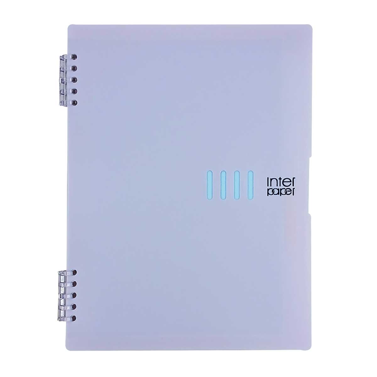 Caderno C/ Porta Documentos B5 em Plástico Interponte