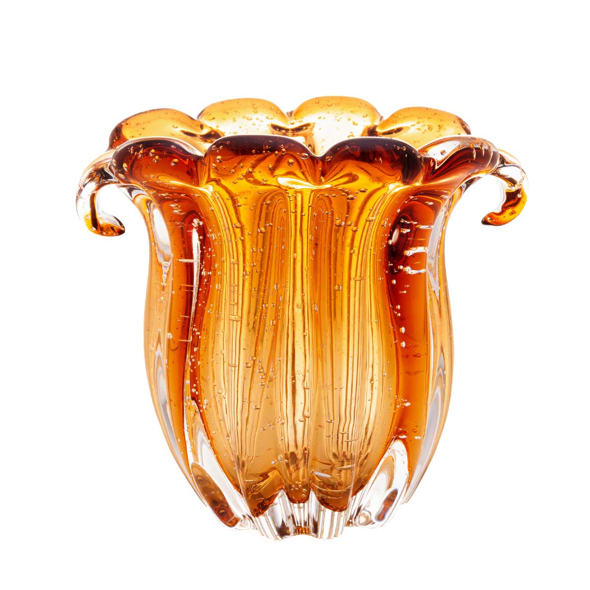 Vaso Italy Decorativo 12,5cm em Vidro Lyor