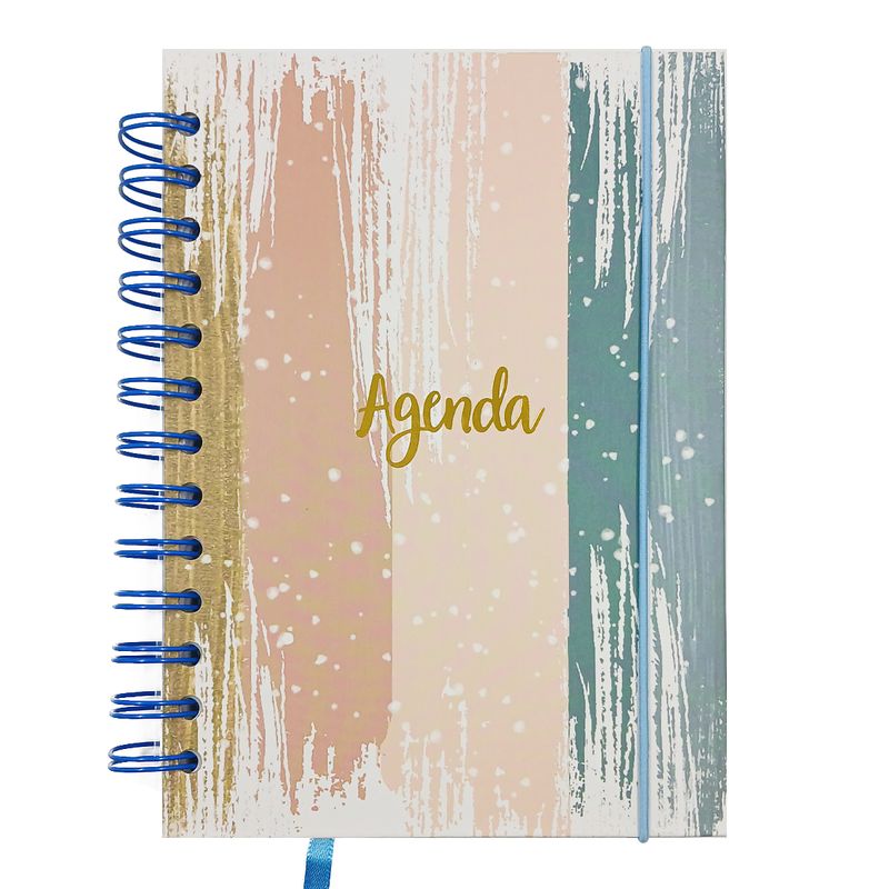 Agenda Permanente Geométrico 19x13,5cm em Papel Interponte