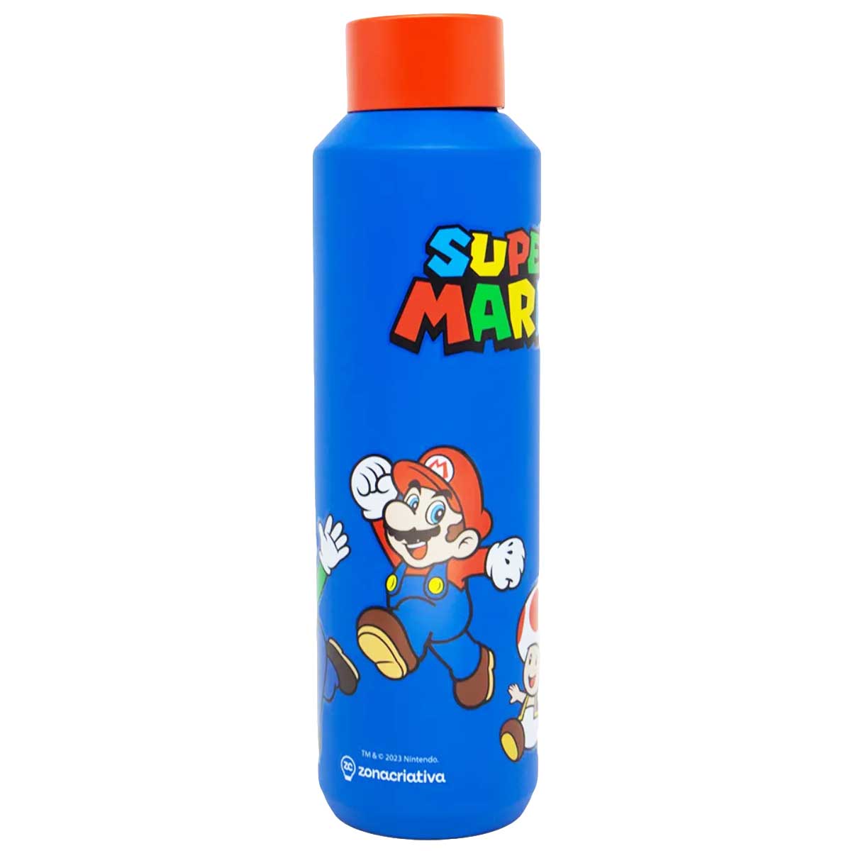 Garrafa Acqua Super Mario 600ml em Aço Inox Zona Criativa