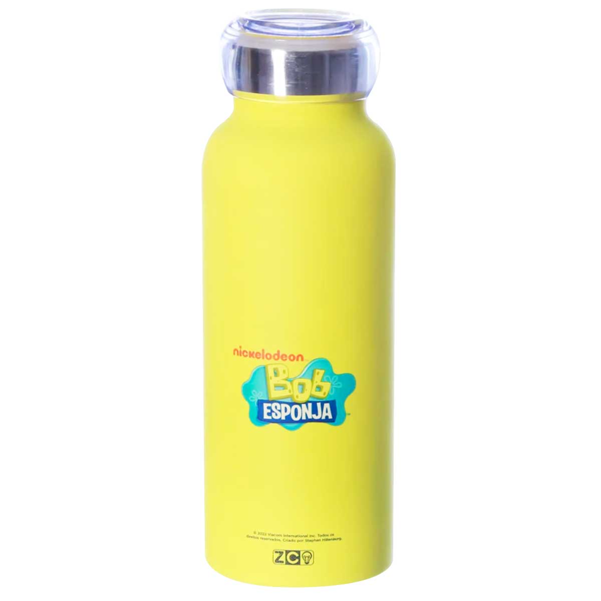 Garrafa Bubble Bob Esponja 500ml em Aço Inox Zona Criativa
