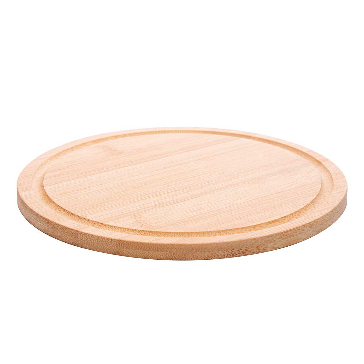 Bandeja Redonda 20cm em Bambu Lyor