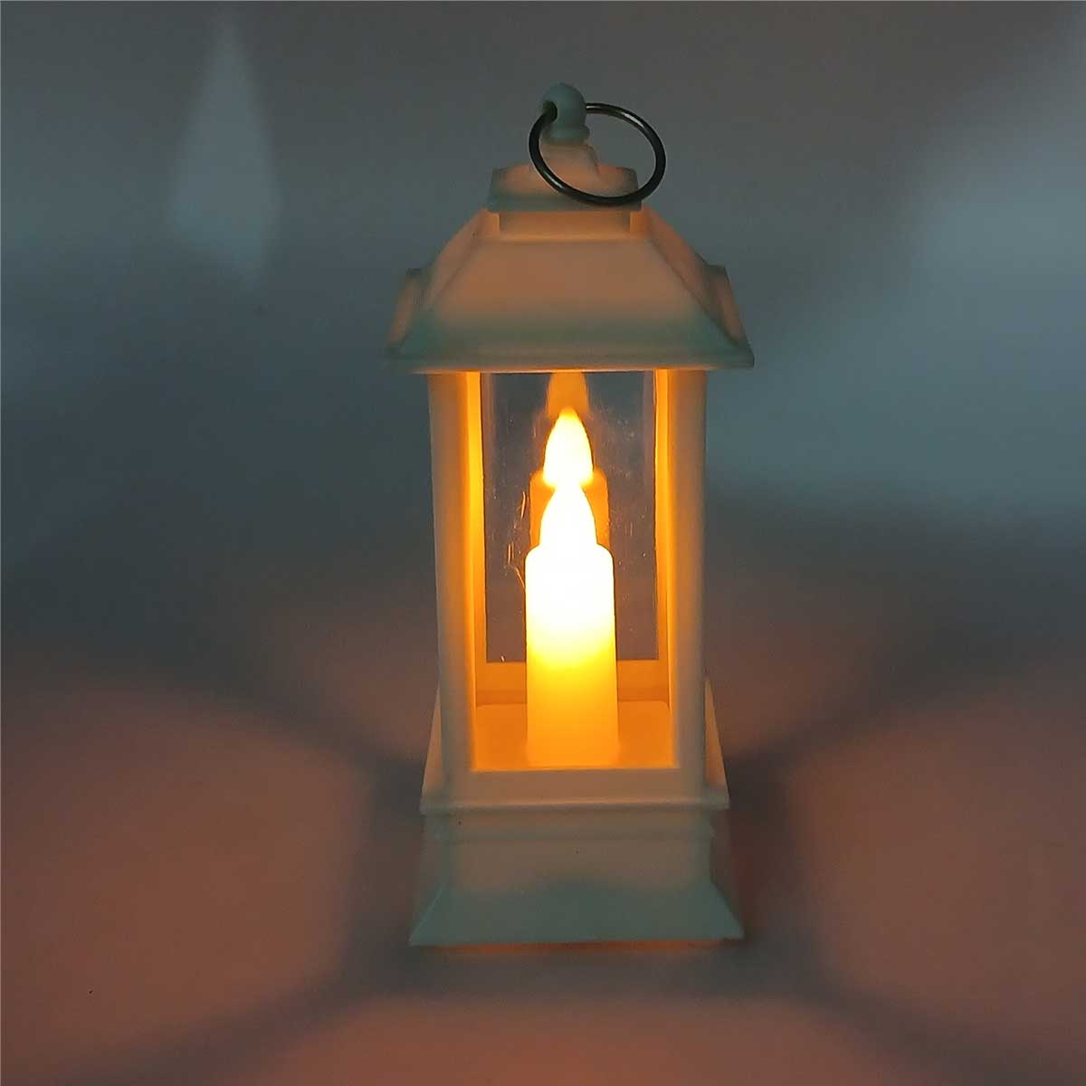 Mini Luminária C/ Vela Led 12x5,5cm em Plástico Interponte