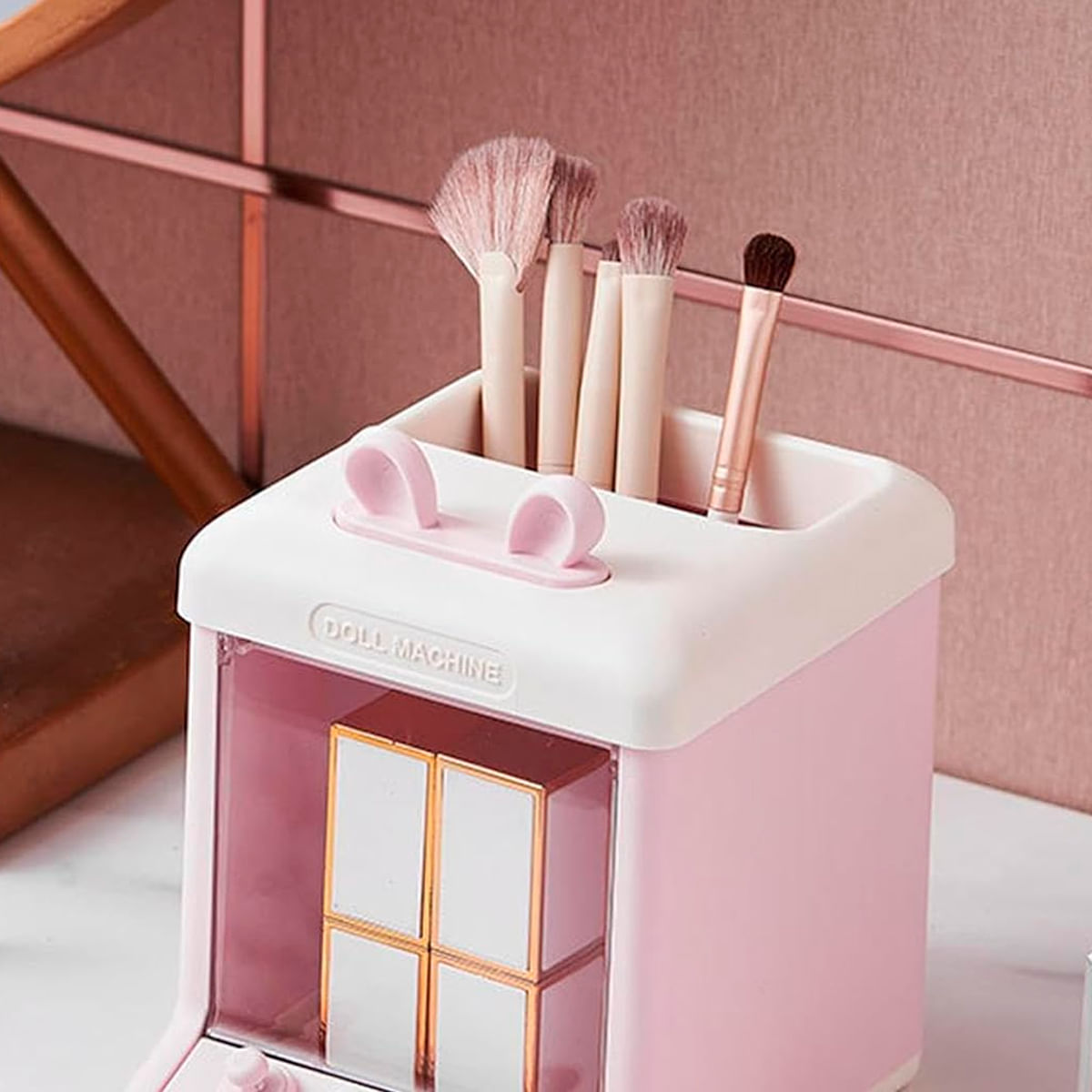 Porta Objetos Organizador Doll Machine 14x12cm em Plástico Amigold