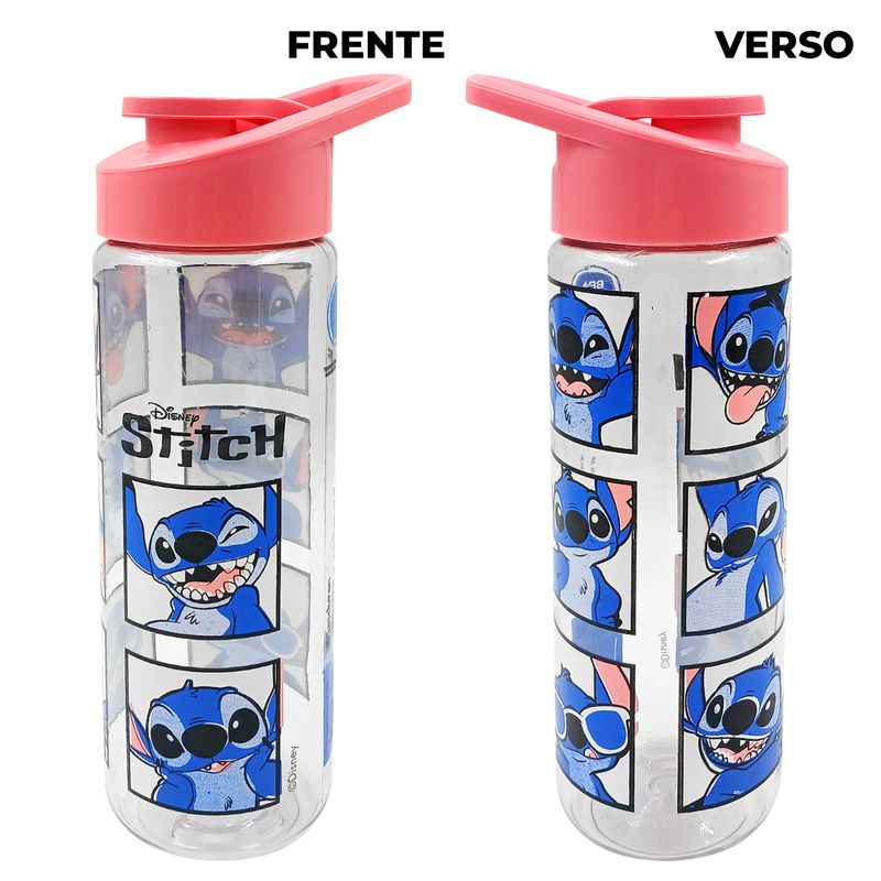 Garrafa Stitch 700ml Em Plástico Plasduran