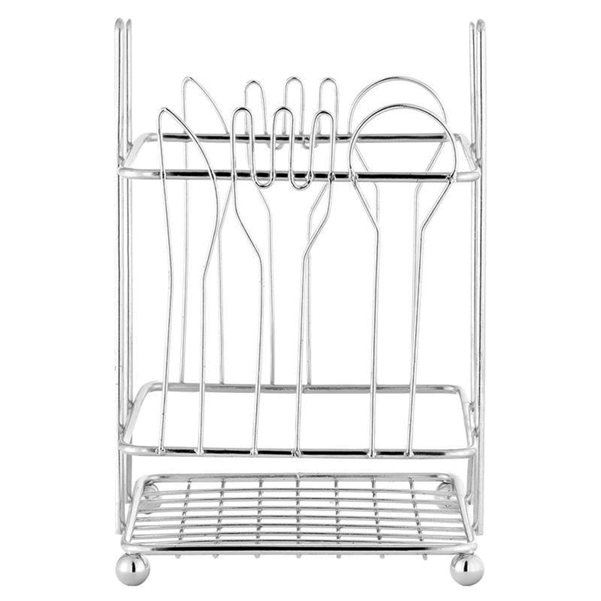 Porta Talher 10x10cm em Metal Clink