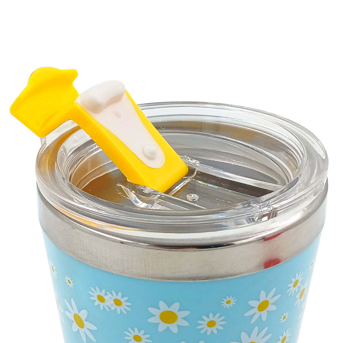 Copo C/ Tampa Amigas 300ml em Aço Inox Zona Criativa