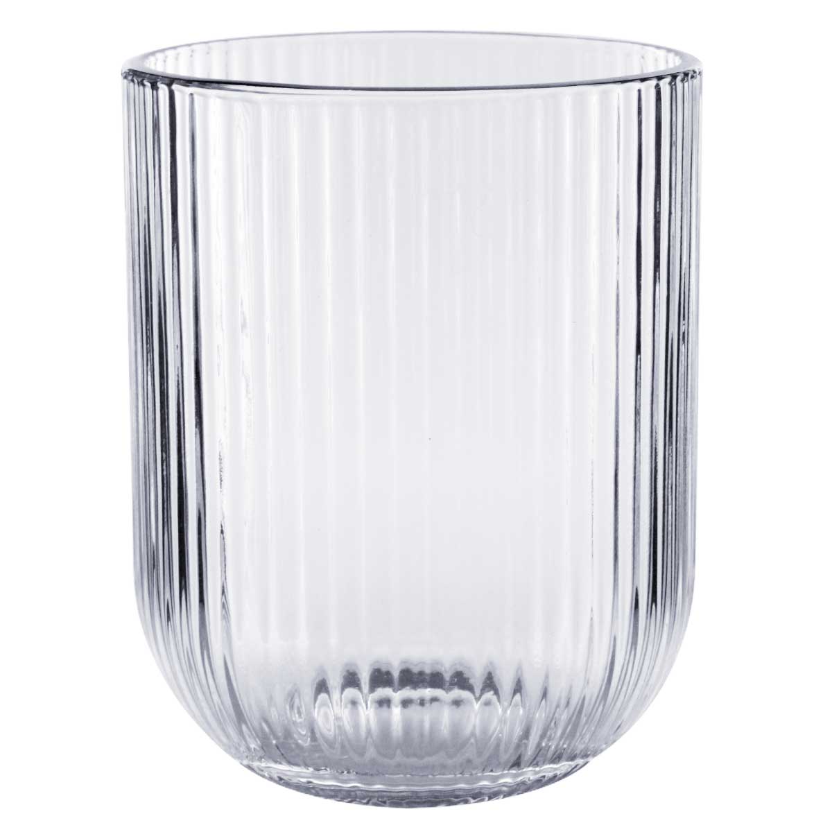 Jogo de Copos Prisma Clear Gold 6 Peças 260ml em Vidro Wincy